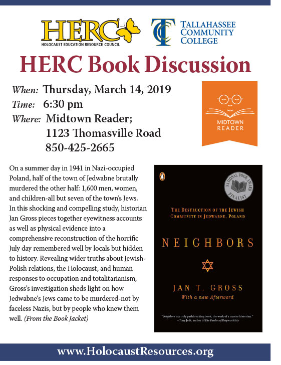 Neighbors - HERC Book Discussion - Holocaust Education Resource Council
